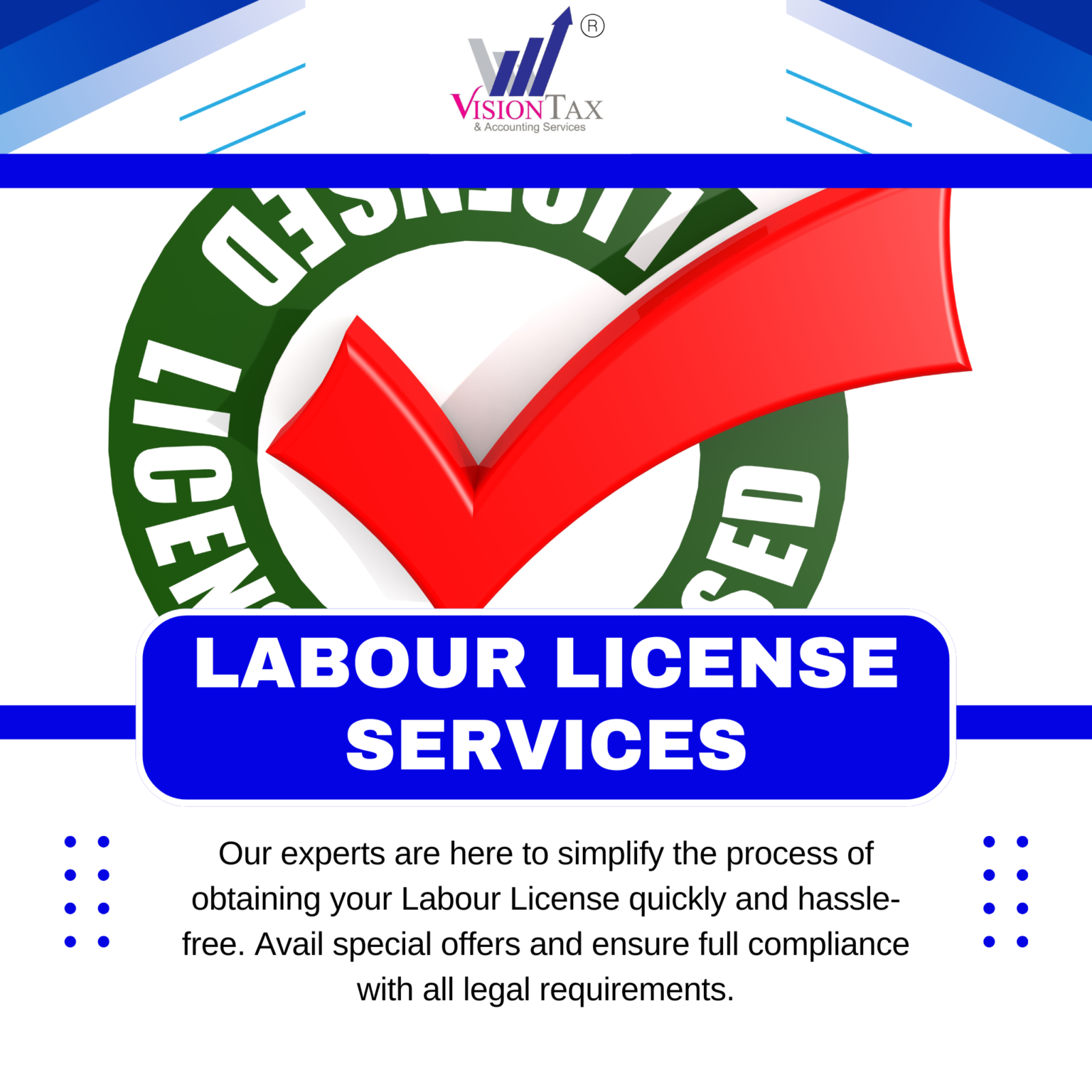 Labour License Services - visiontax.co.in